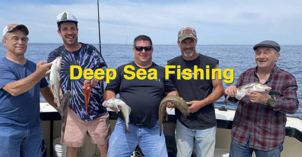 Deep Sea Fishing Charters Cod Striped Bass Bluefish Gloucester MA
